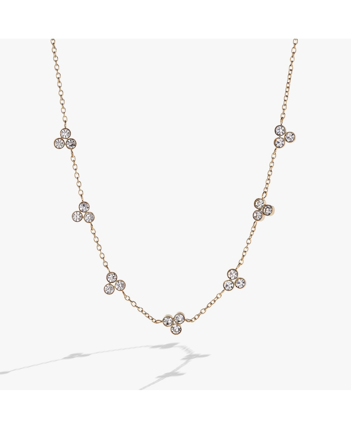 Click here for Triple Stone Stationed Necklace prices