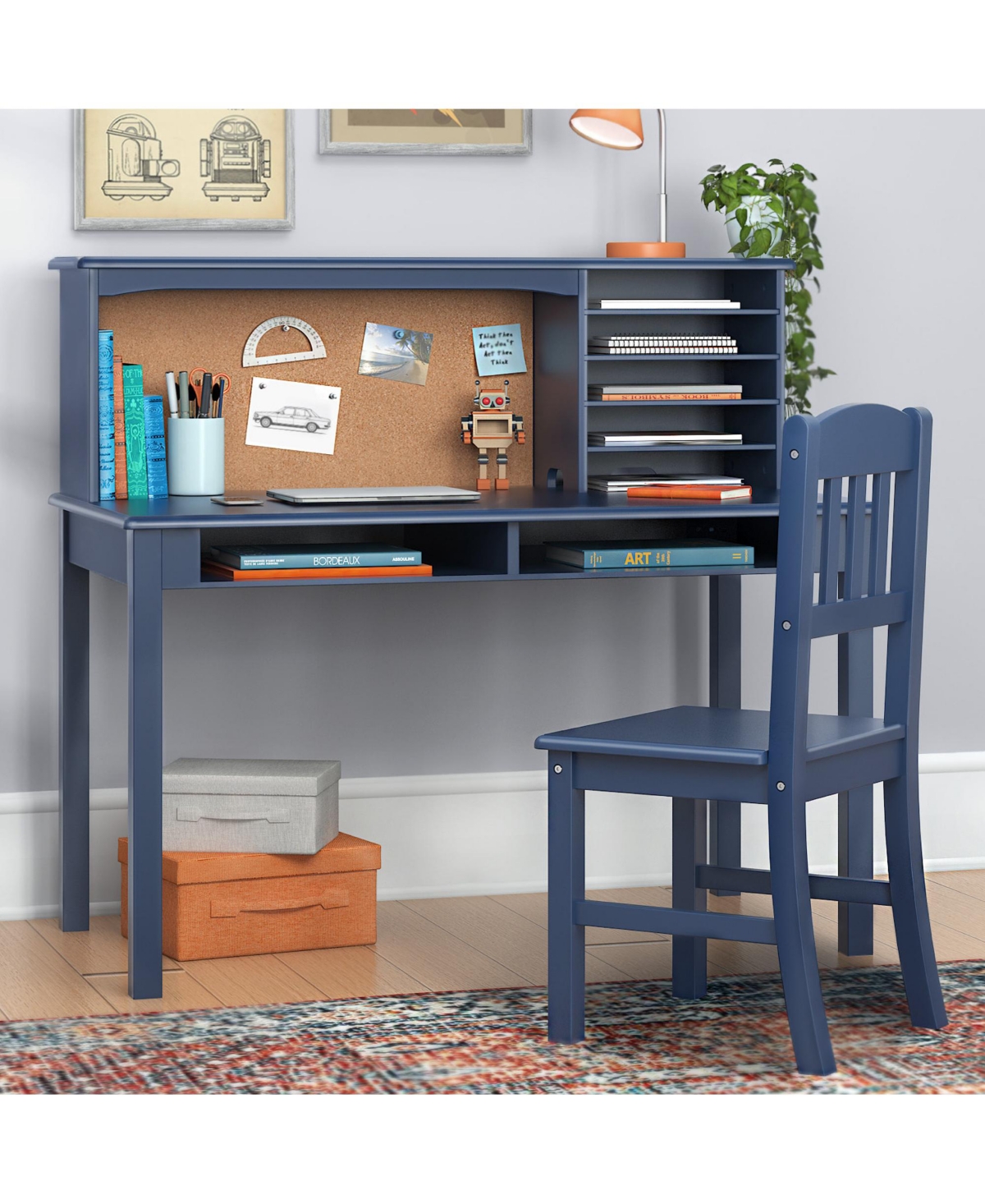 Click here for Guidecraft Kids Media Desk with Hutch and Chair Se... prices