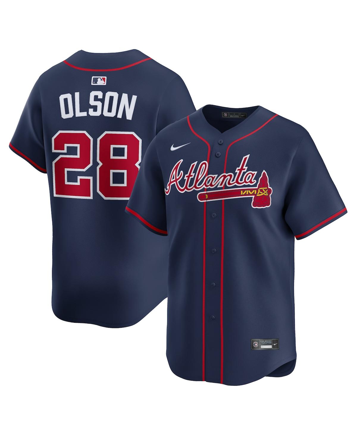 Click here for Nike Mens Matt Olson Navy Atlanta Braves Alternate... prices