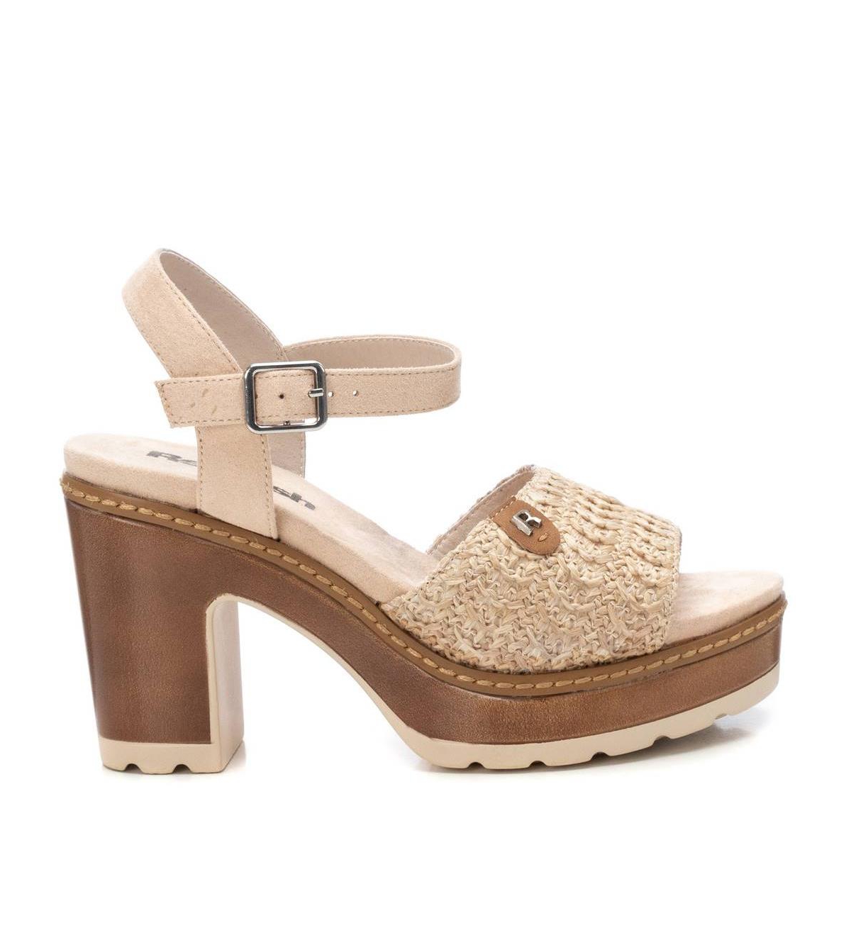 Click here for Womens Ankle Strap Heeled Sandals Refresh By Xti -... prices