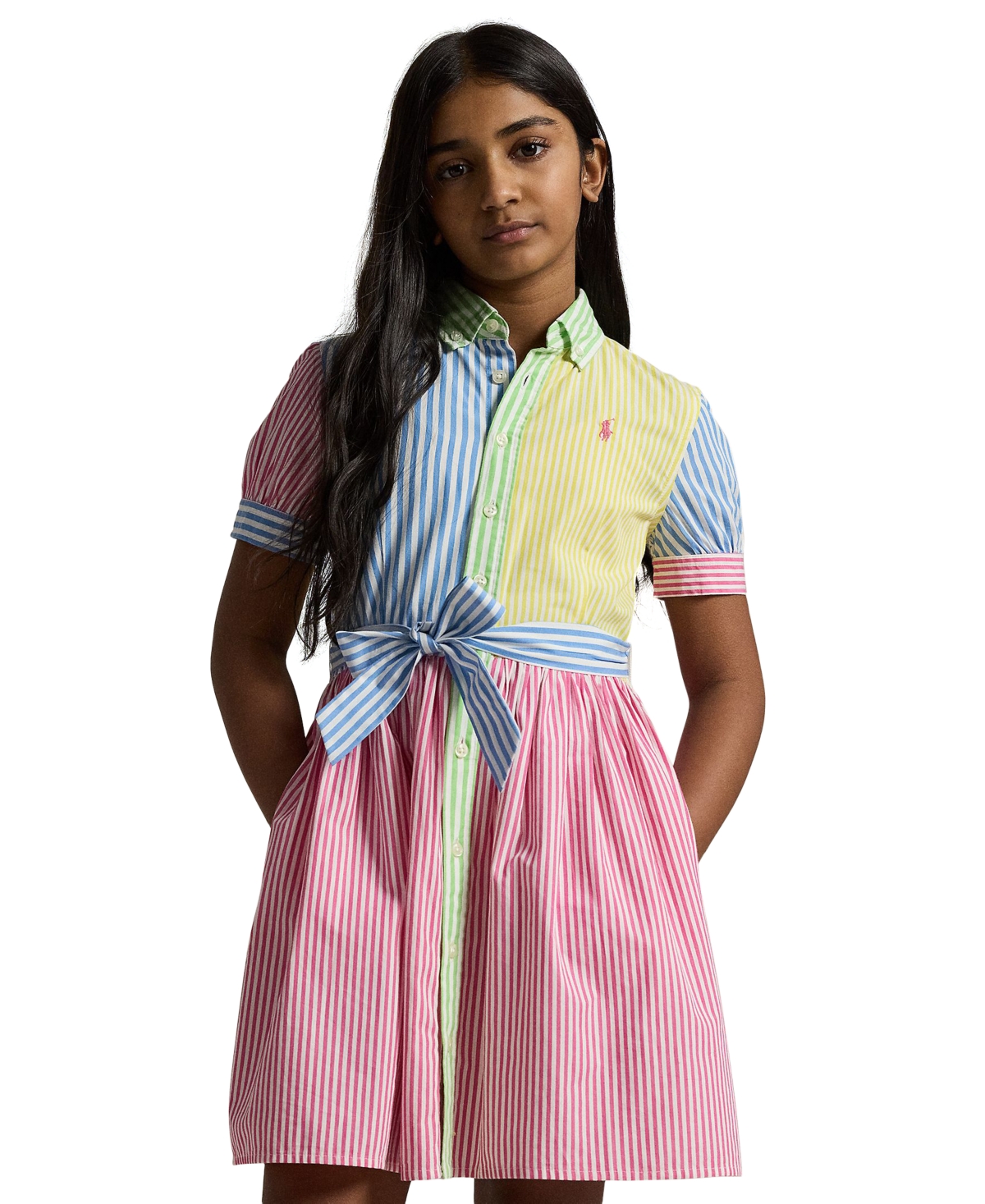 Click here for Polo Ralph Lauren Big Girls Striped Cotton Fun Shi... prices