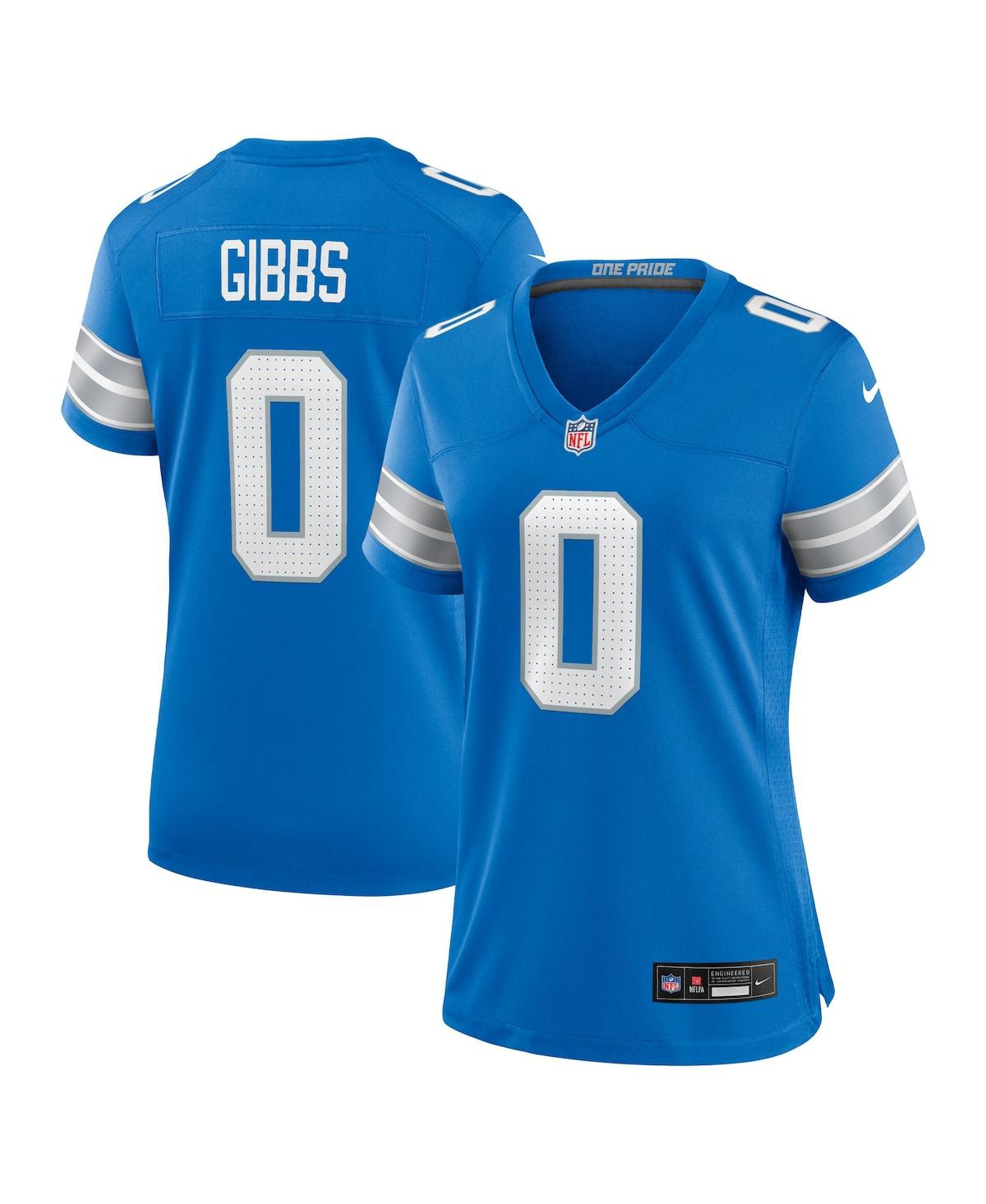 Click here for Nike Womens Jahmyr Gibbs Blue Detroit Lions Game P... prices