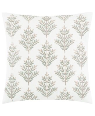Rose Tree Komodo Embroidered Decorative Pillow, 20" x 20" - Macy's