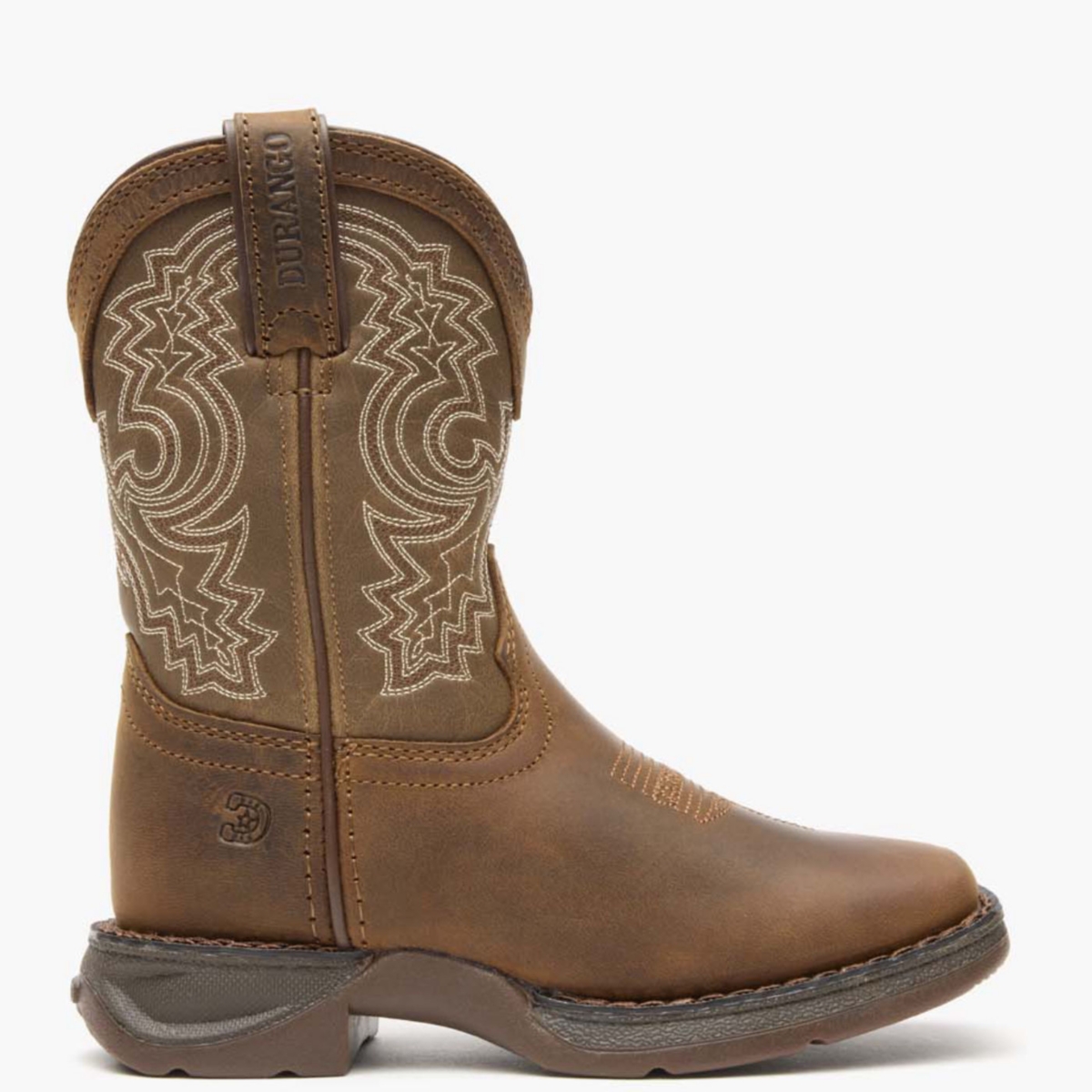 Click here for Durango Kids Lil Rebel by Western Boot - Sable bro... prices
