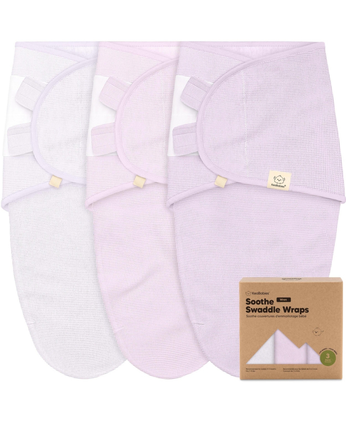 Click here for KeaBabies 3pk Soothe Wren Swaddle Sleep Sacks  New... prices