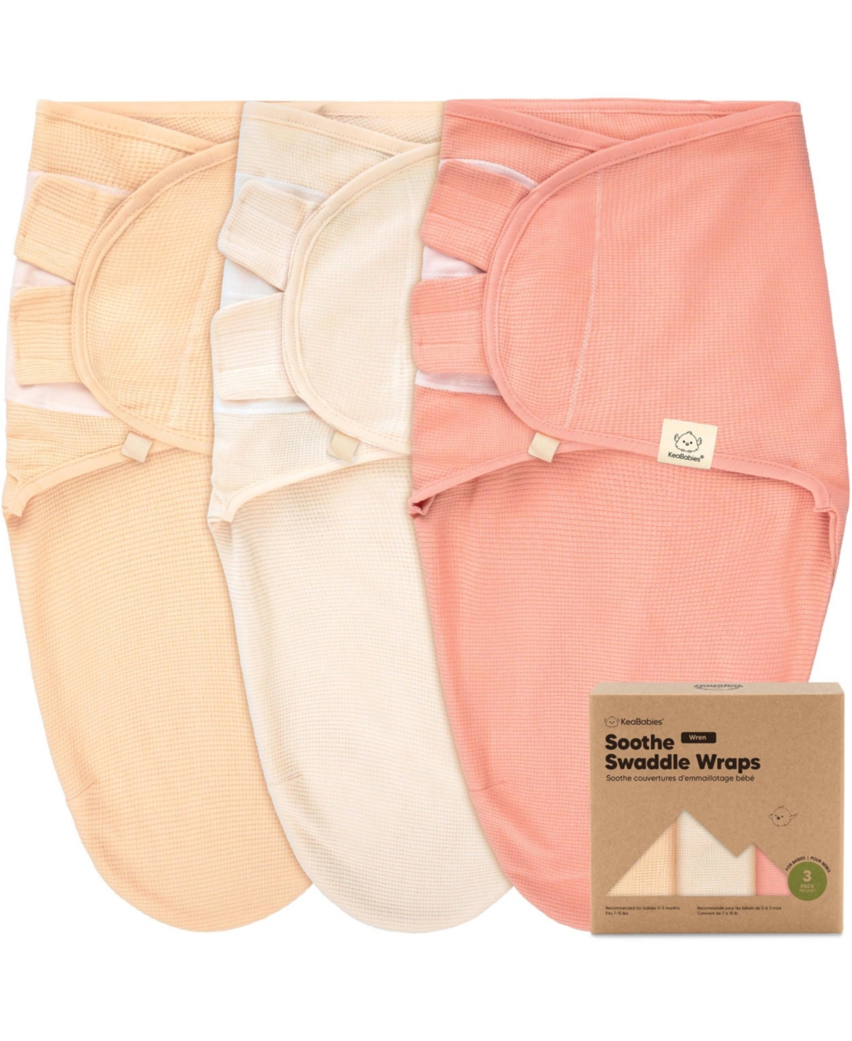 Click here for KeaBabies 3pk Soothe Wren Swaddle Sleep Sacks  New... prices