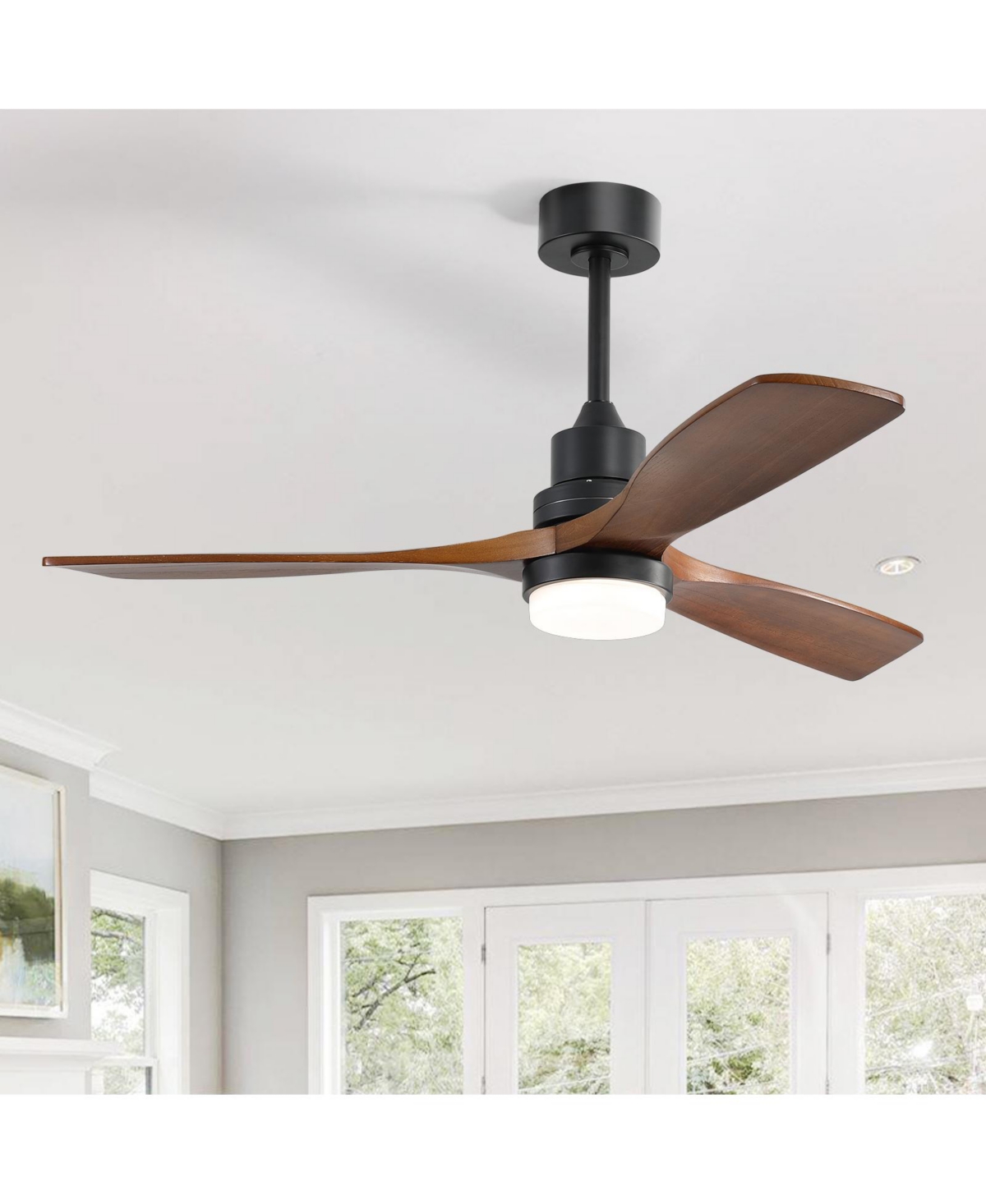 Click here for 52 Modern 3 Blades Ceiling Fan with 3 color Dimmab... prices