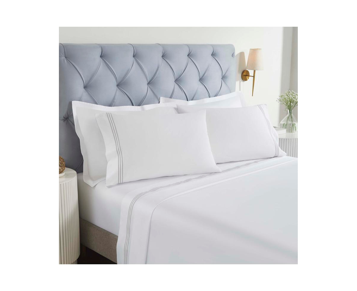 Click here for Superior Brandon Cotton Three-Line Embroidered Dee... prices