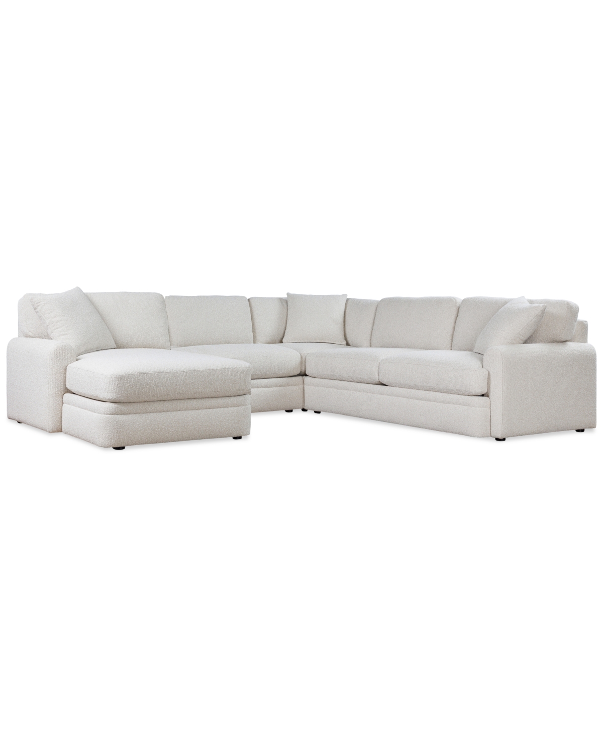 Click here for Brendy 4-Pc. Fabric Chaise Sectional  Exclusively... prices