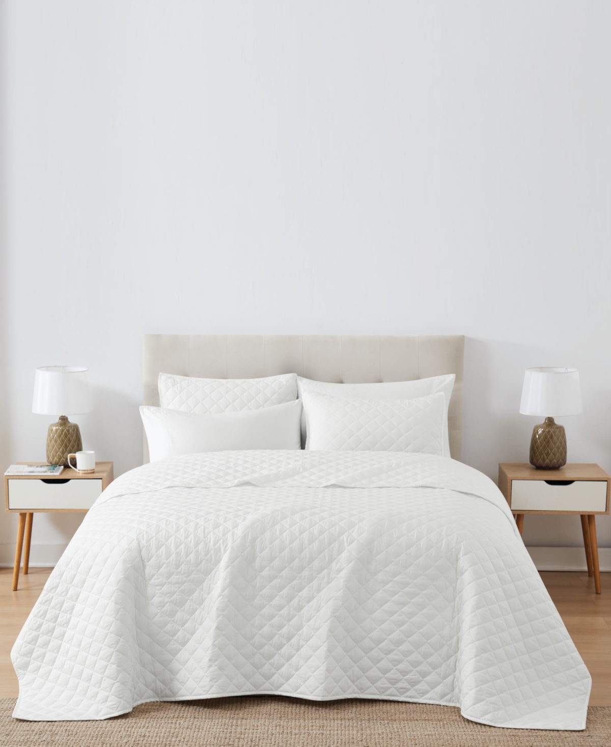 Click here for Cannon Oversized Cotton Percale 3-Pc. Quilt Set  K... prices