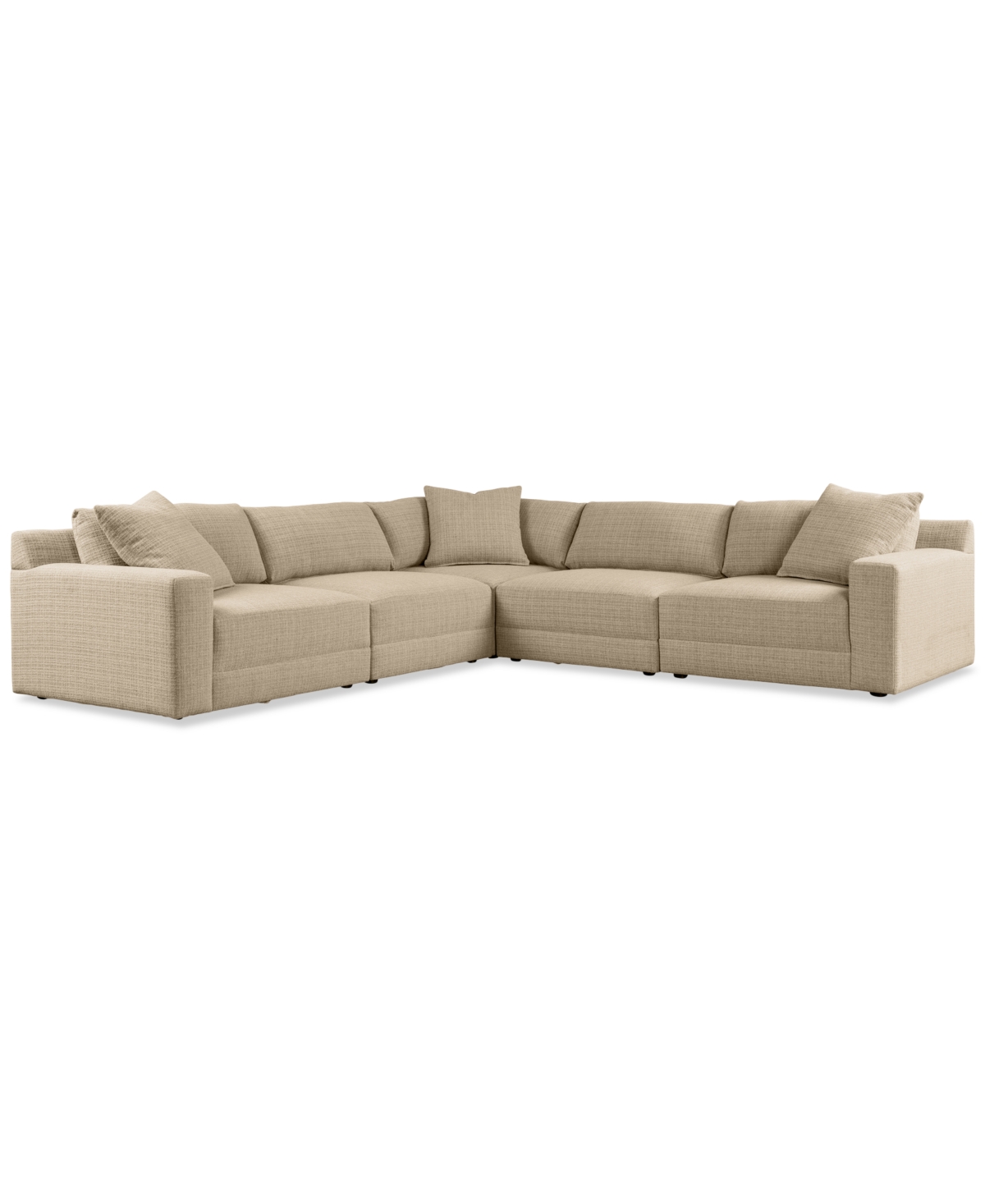 Click here for Mayela 5-Pc. Fabric L Sectional  Exclusively at Ma... prices