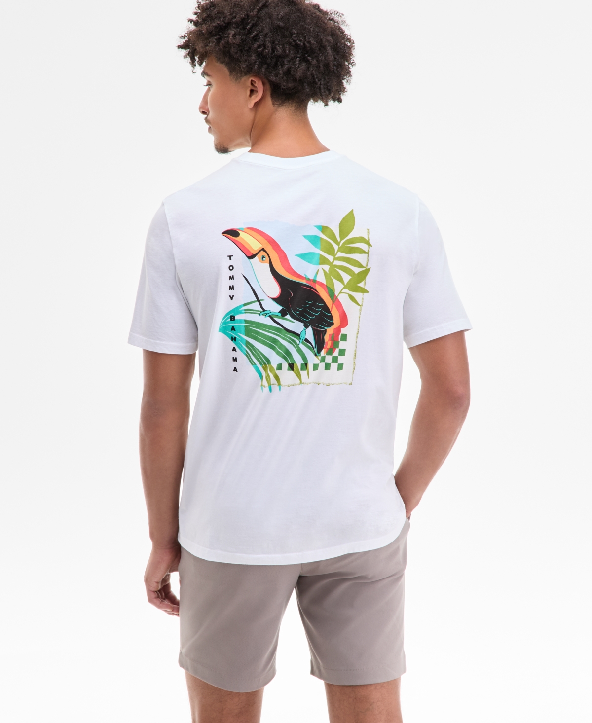 Click here for Tommy Bahama Mens Toucan Graphic T-Shirt - White prices