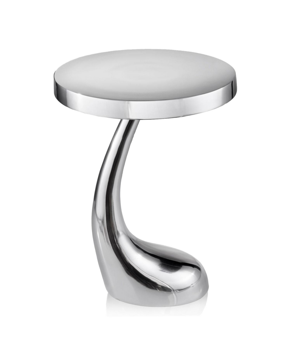 Click here for Polished Aluminum Round Table – Compact and... prices