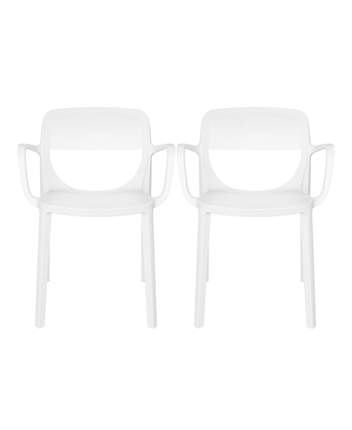 Click here for Outdoor Stackable Plastic Resin Patio Dining Armch... prices