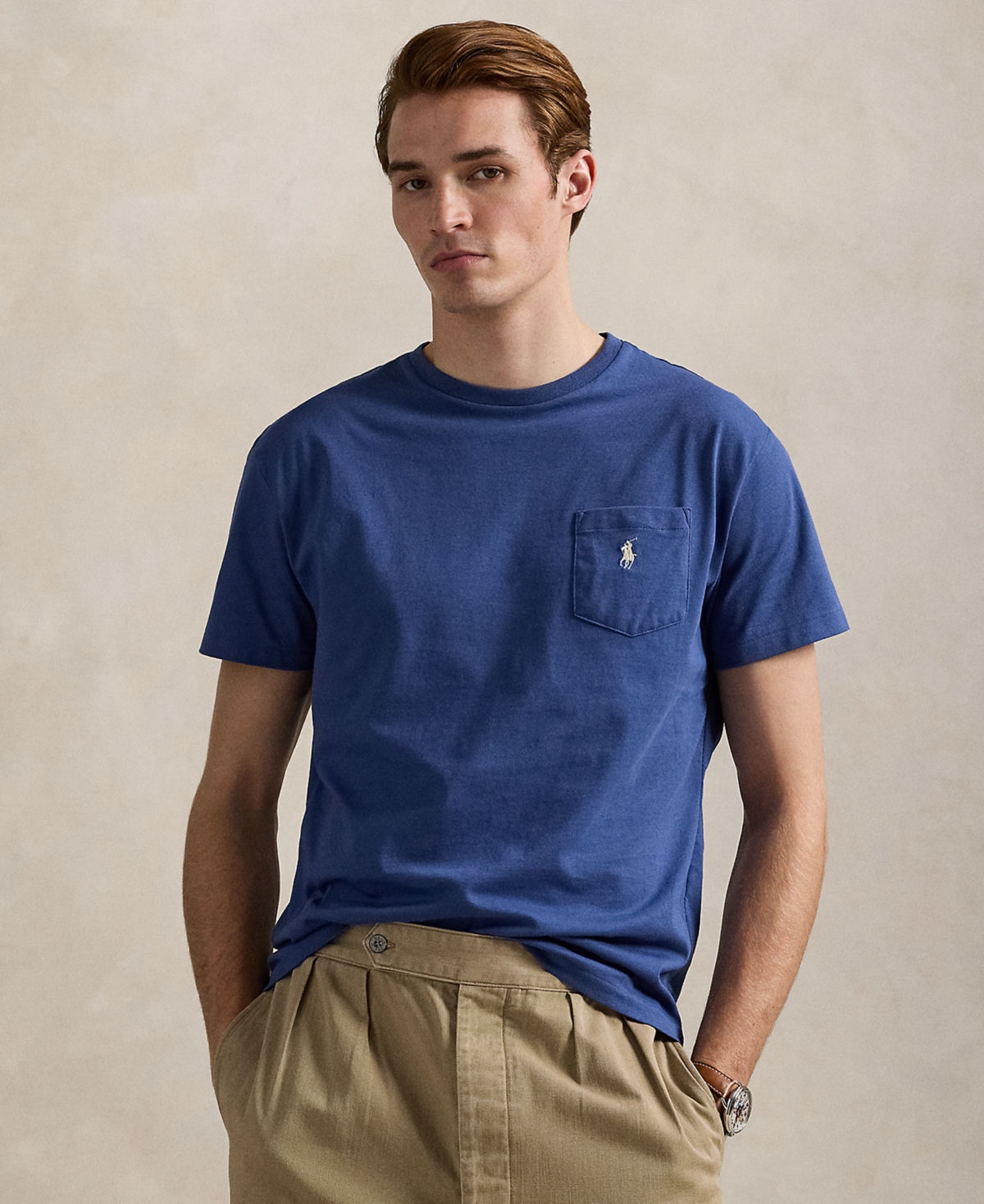 Click here for Polo Ralph Lauren Mens Classic Fit Crew Neck Pocke... prices