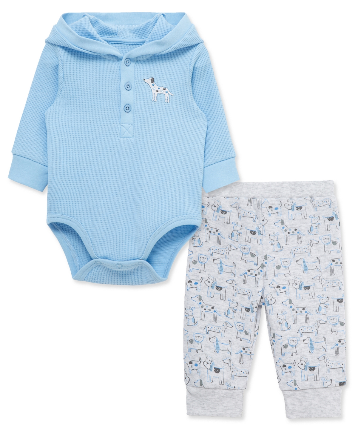 Click here for Little Me Baby Boys Cotton Puppy Bodysuit & Pants... prices
