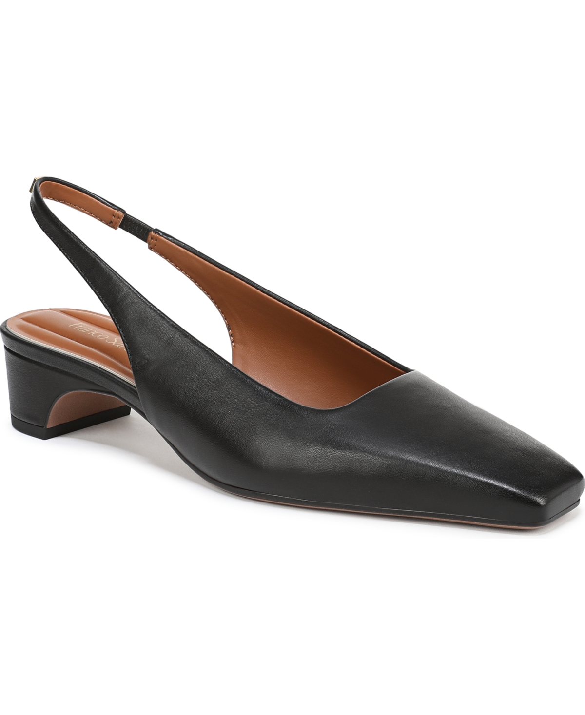 Click here for Franco Sarto Womens Lyanna Square Toe Slingback Pu... prices