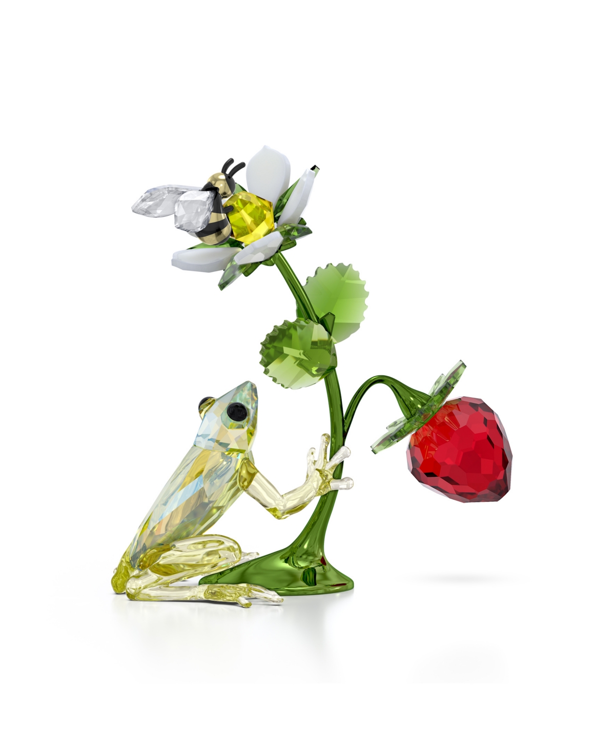 Click here for Swarovski Idyllia Frog  Bee and Strawberry Figurin... prices