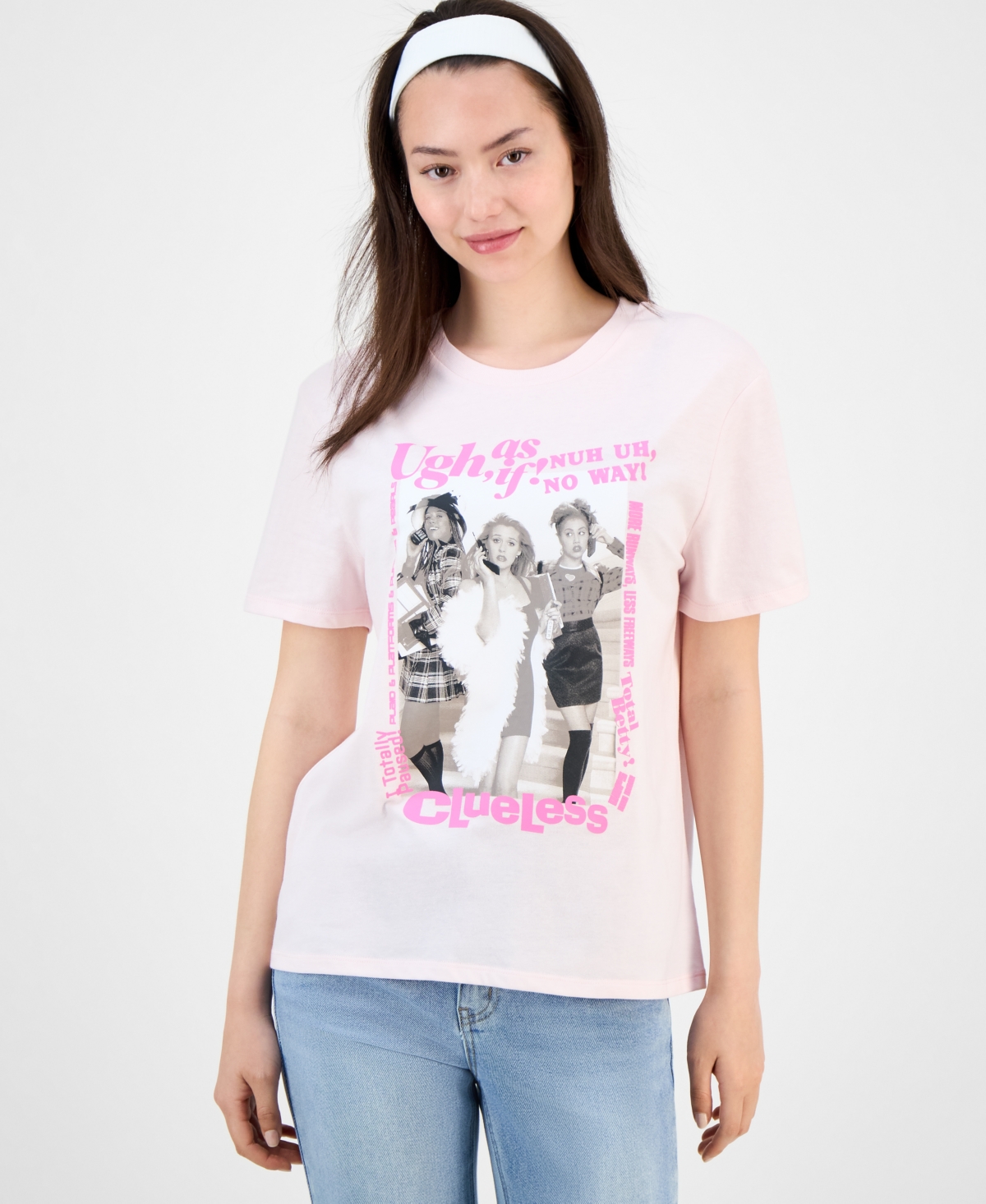 Click here for Love Tribe Juniors Clueless As If Graphic T-Shirt... prices
