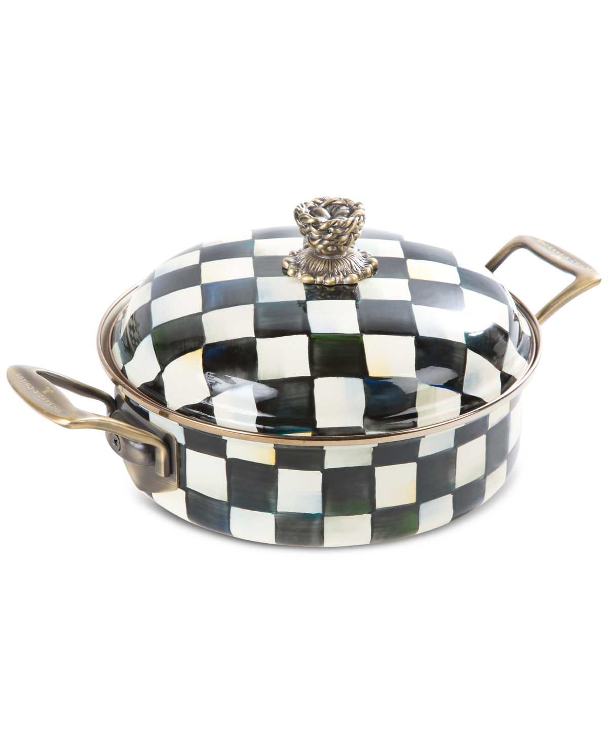 Click here for MacKenzie-Childs Courtly Check 3-Quart Enameled St... prices