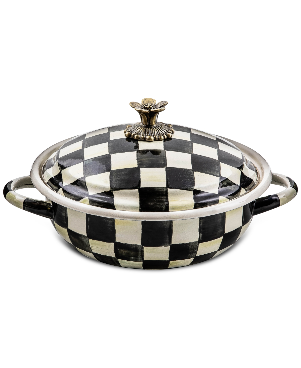 Click here for MacKenzie-Childs Courtly Check Medium Casserole Di... prices