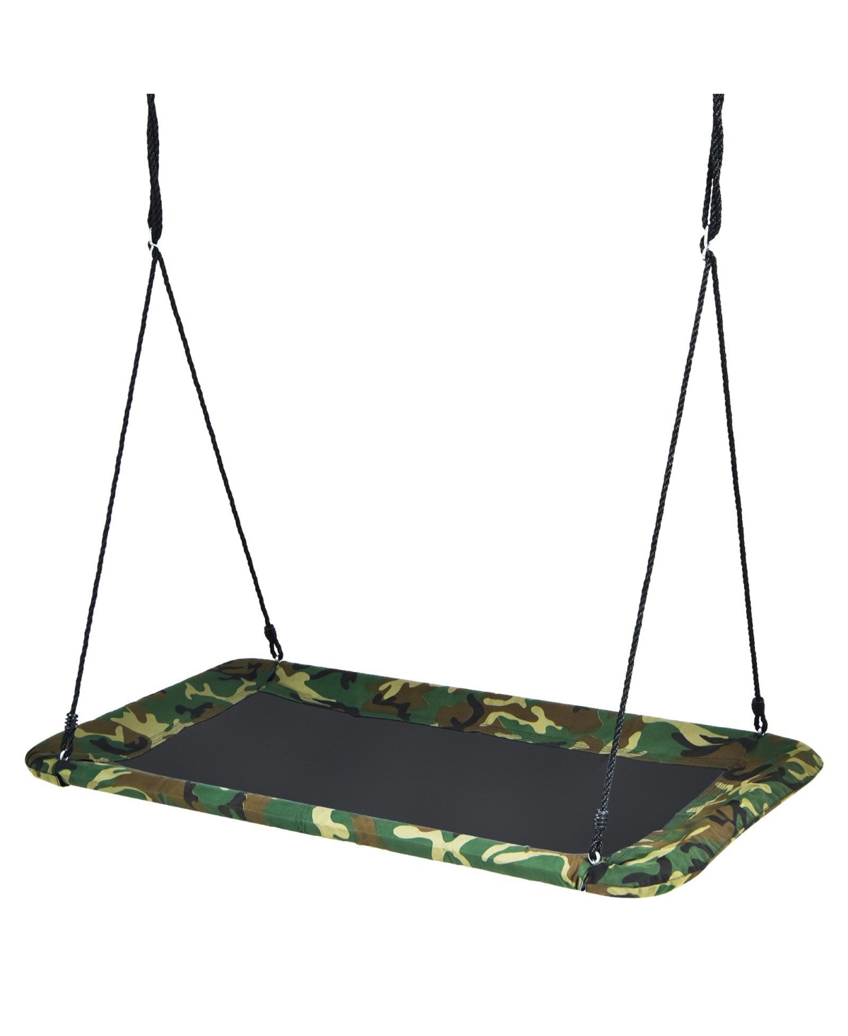 Click here for 60 Inches Platform Tree Swing Outdoor with 2 Hangi... prices