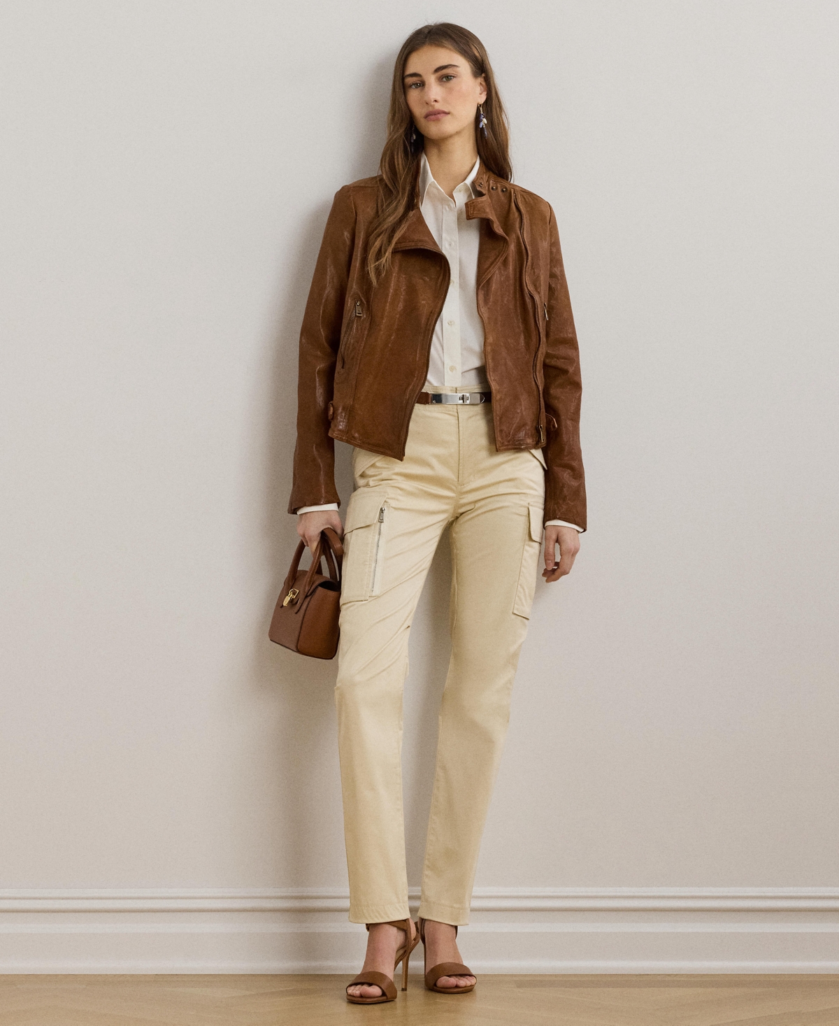 Click here for Lauren Ralph Lauren Womens Cotton Sateen Cargo Pan... prices