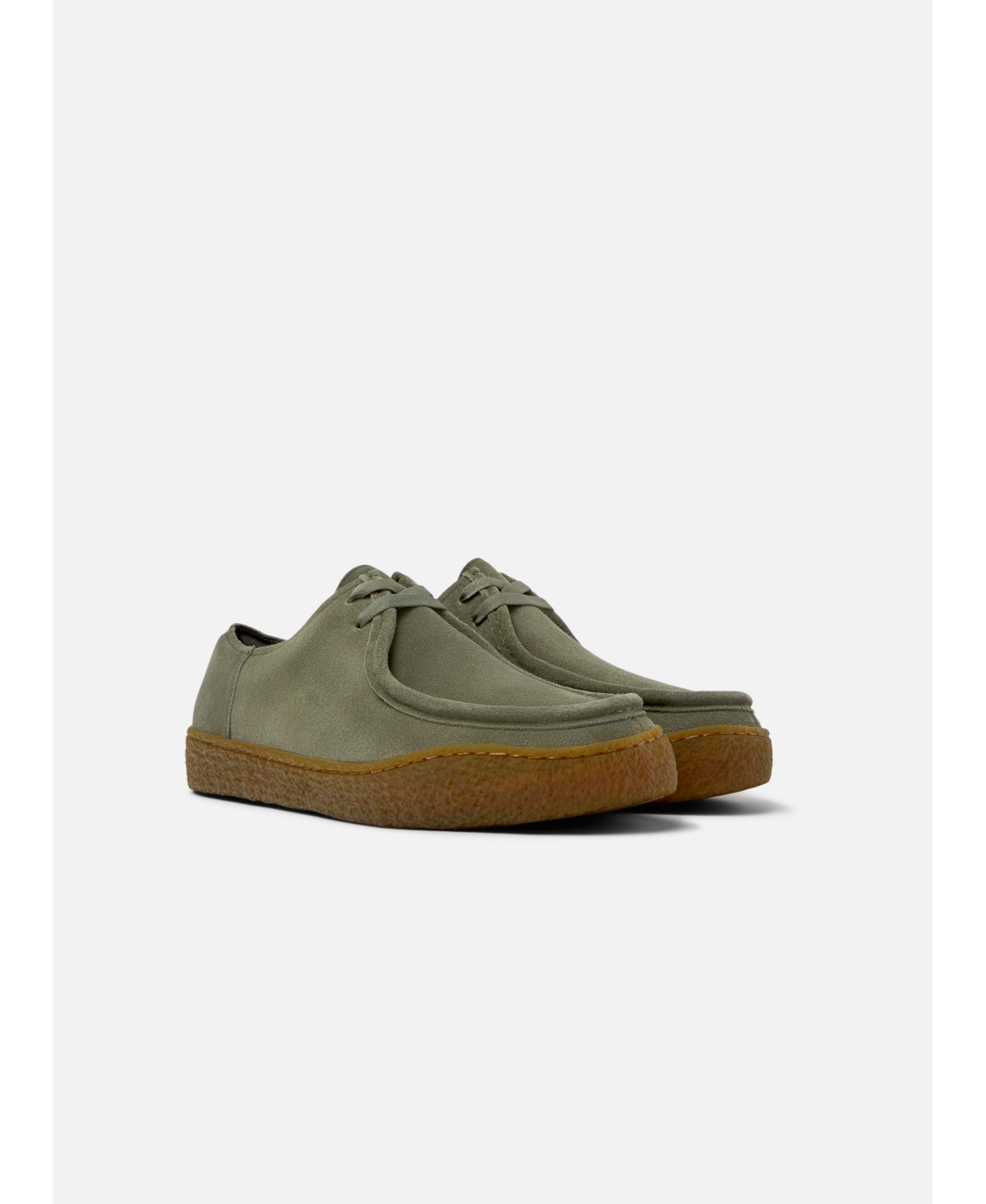 Click here for Camper Mens Peu Terreno Leather Shoes - Green prices