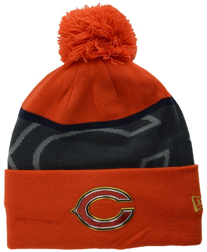 New Era Chicago Bears Gold Collection Knit Hat - Macy's