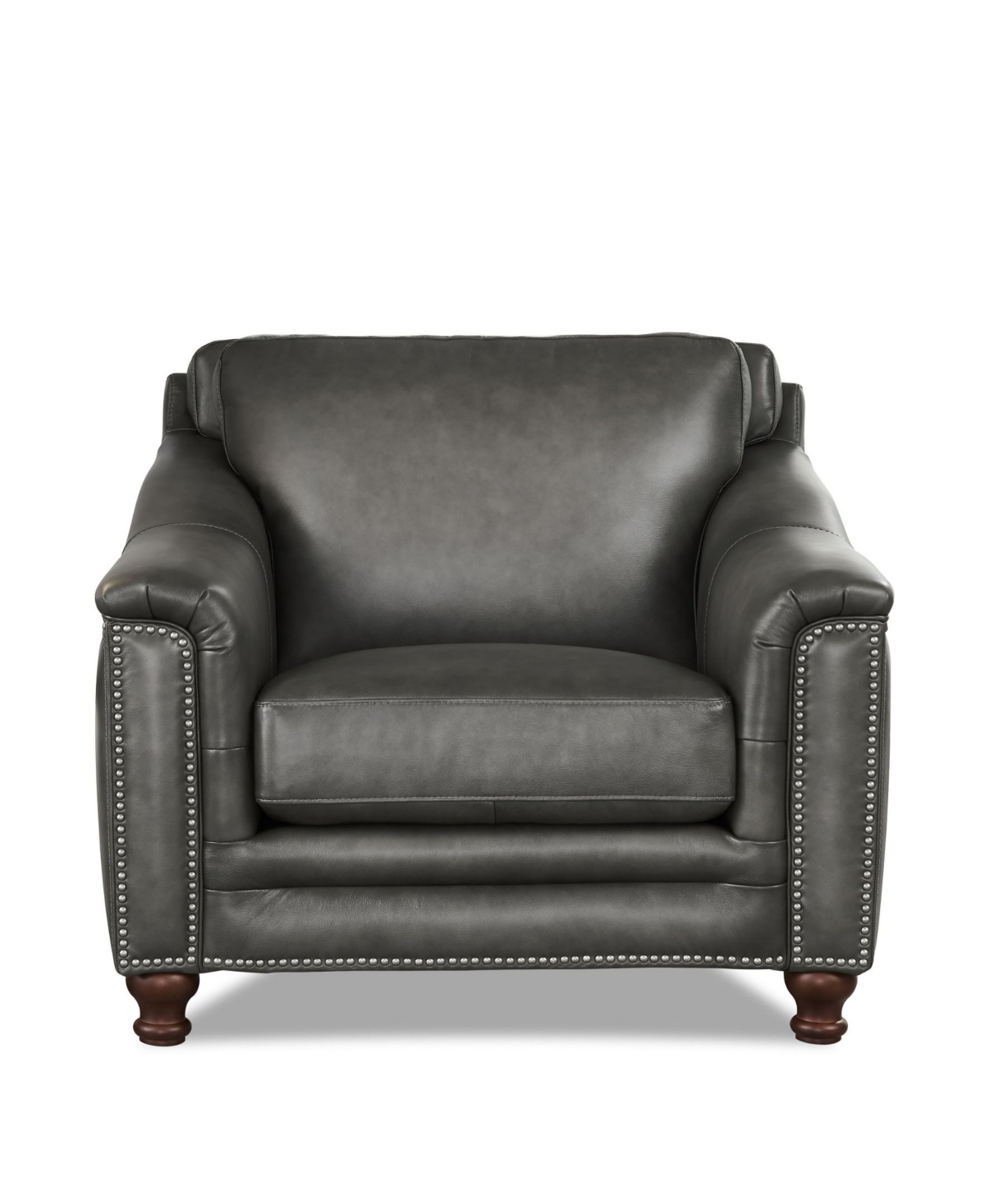 Click here for Hydeline Belfast 42 Top Grain Leather Armchair - V... prices