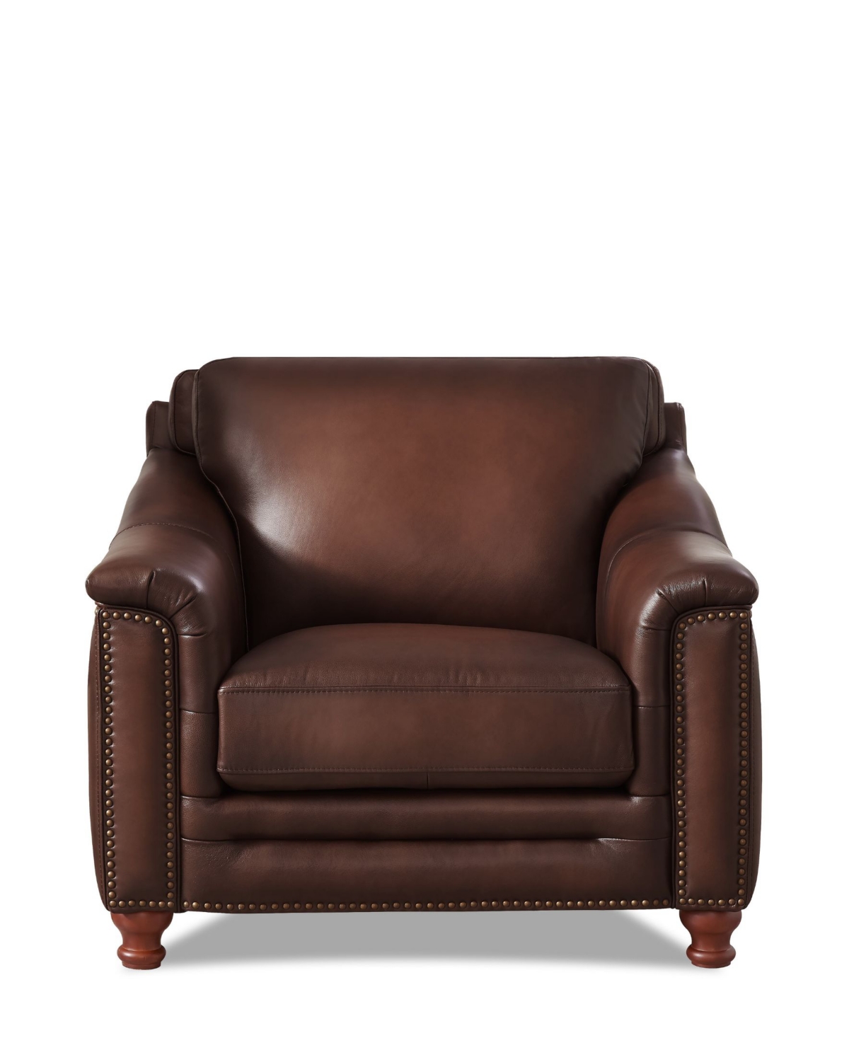Click here for Hydeline Belfast 42 Top Grain Leather Armchair - V... prices