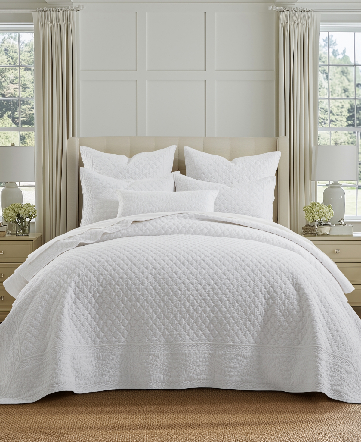 Click here for Levtex Ballou Enzyme Washed 3-Pc. Bedspread Set  F... prices
