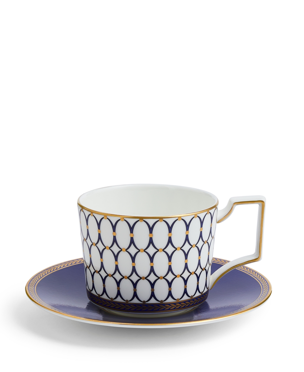 Click here for Wedgwood Renaissance Teacup and Saucer Set - Blue prices