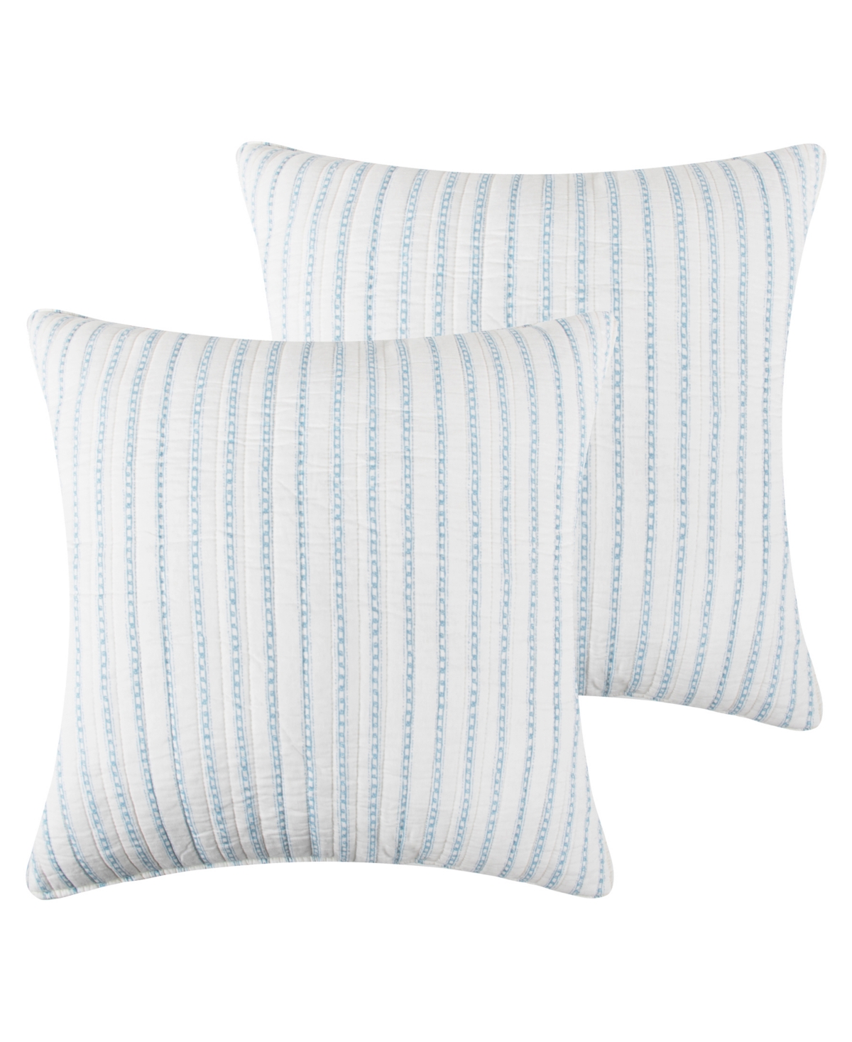Click here for Levtex Chantea 2-Pc. Sham Set  European - Blue prices