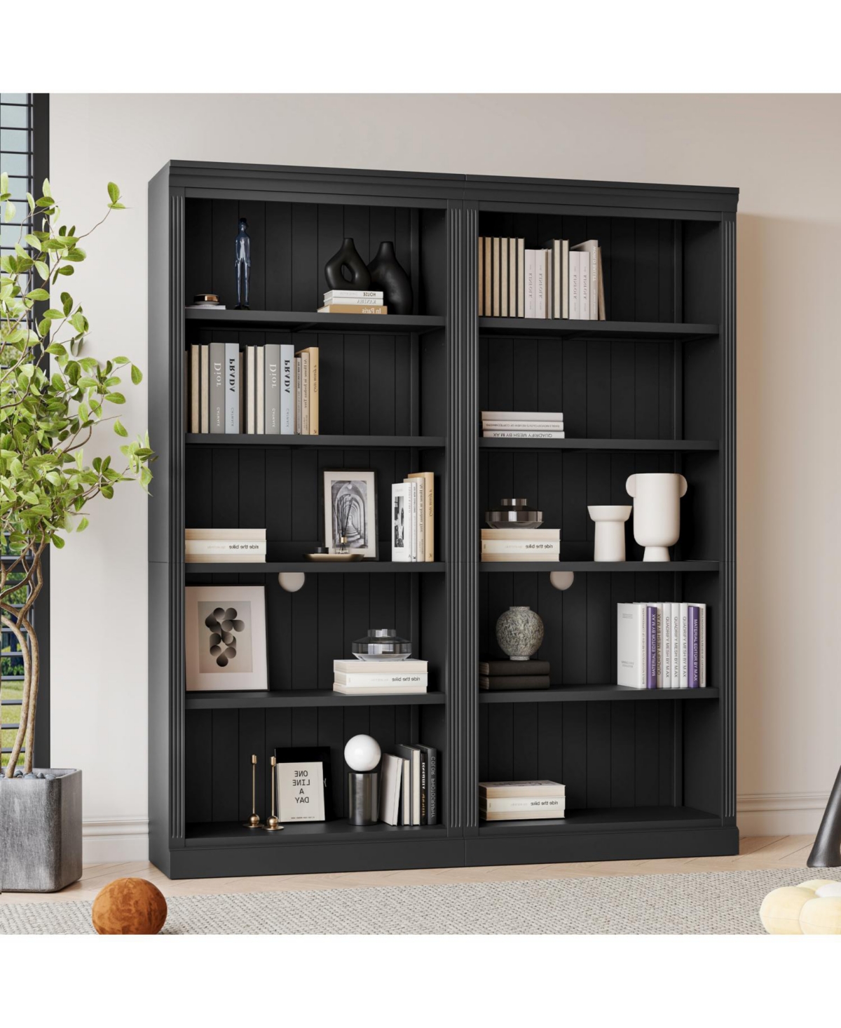 Click here for Streamdale 83" Tall 5-Tier Bookcase with Ligh... prices