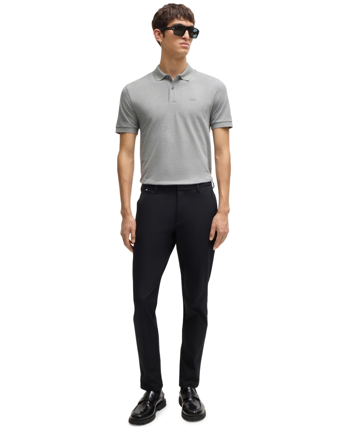 Click here for Boss by Hugo Boss Mens Cotton Regular-Fit Polo Shi... prices