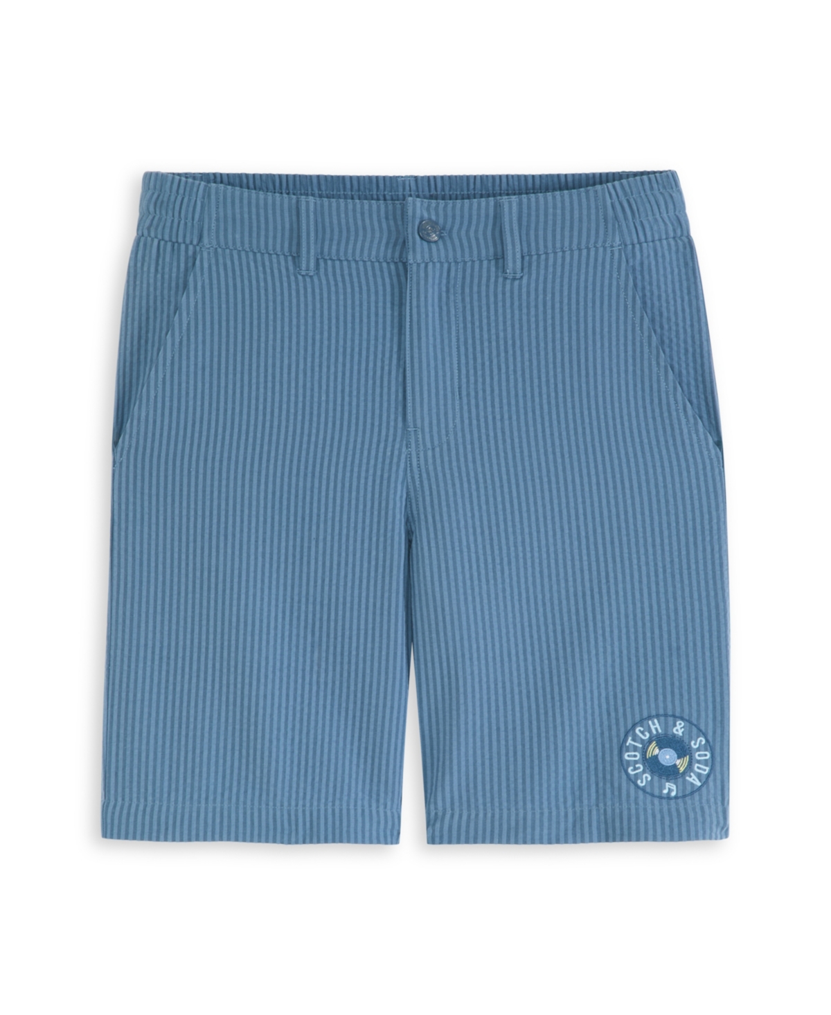 Click here for Scotch & Soda Big Boys Seersucker Shorts - Dark ob... prices