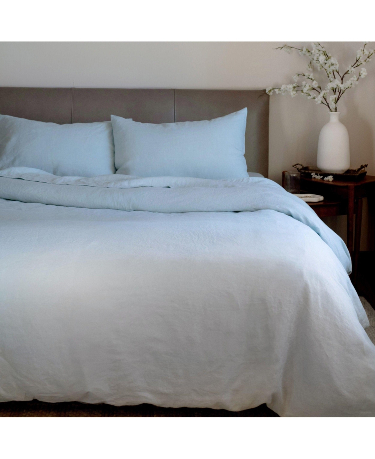 Click here for 100 French Linen Duvet Cover & Sham Set - King/Cal... prices