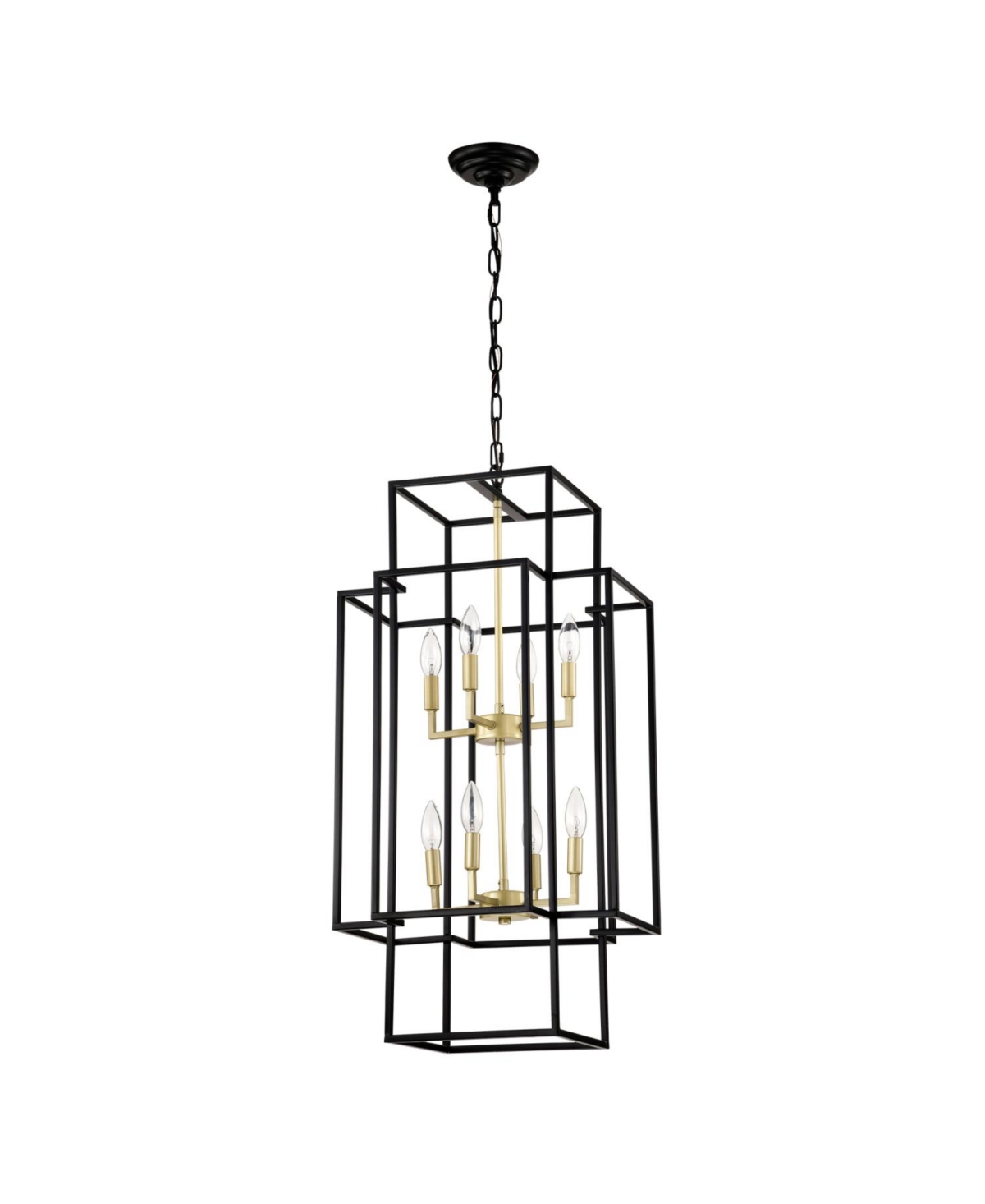 Click here for Streamdale 8-Light Pendant Chandelier  Matte Black... prices