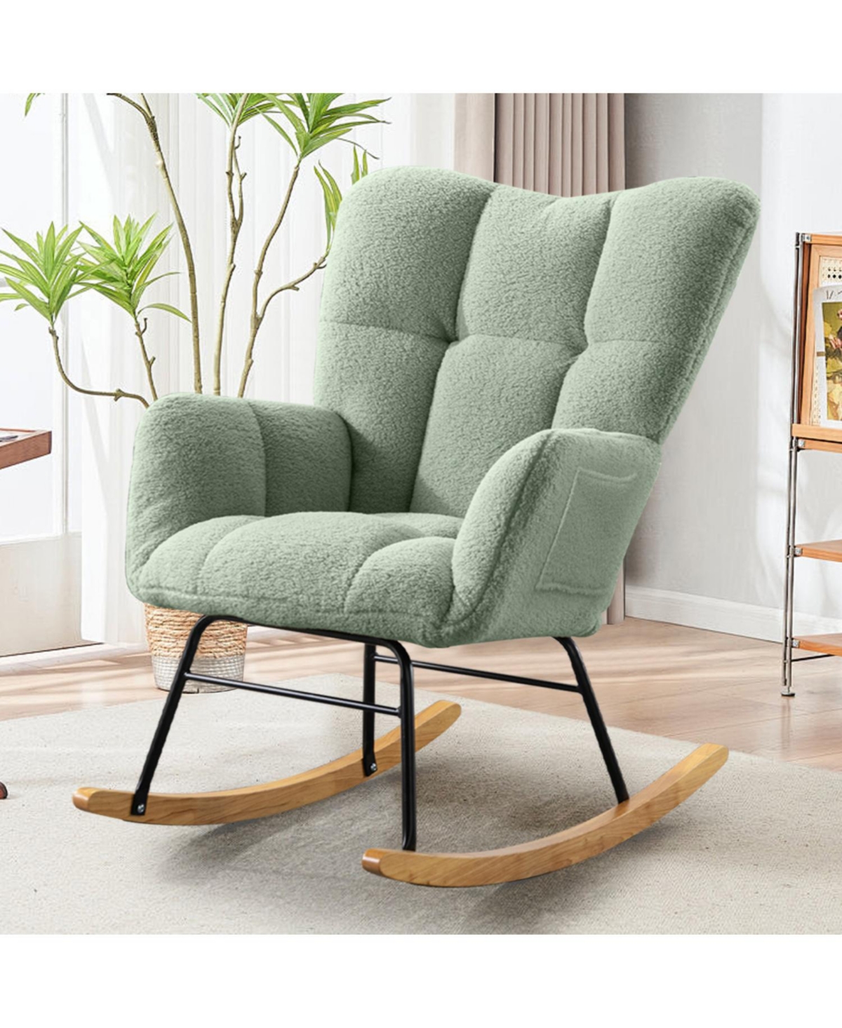 Click here for Streamdale Furniture Fabric Rocking Chair  Modern... prices