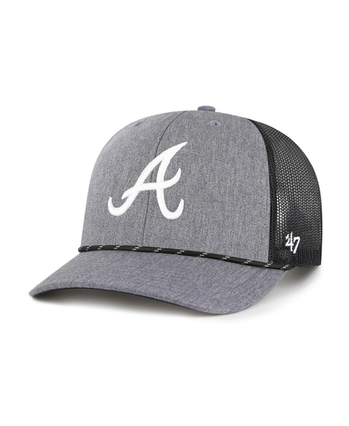 Click here for 47 Brand Mens Charcoal Atlanta Braves Carbon Rope... prices