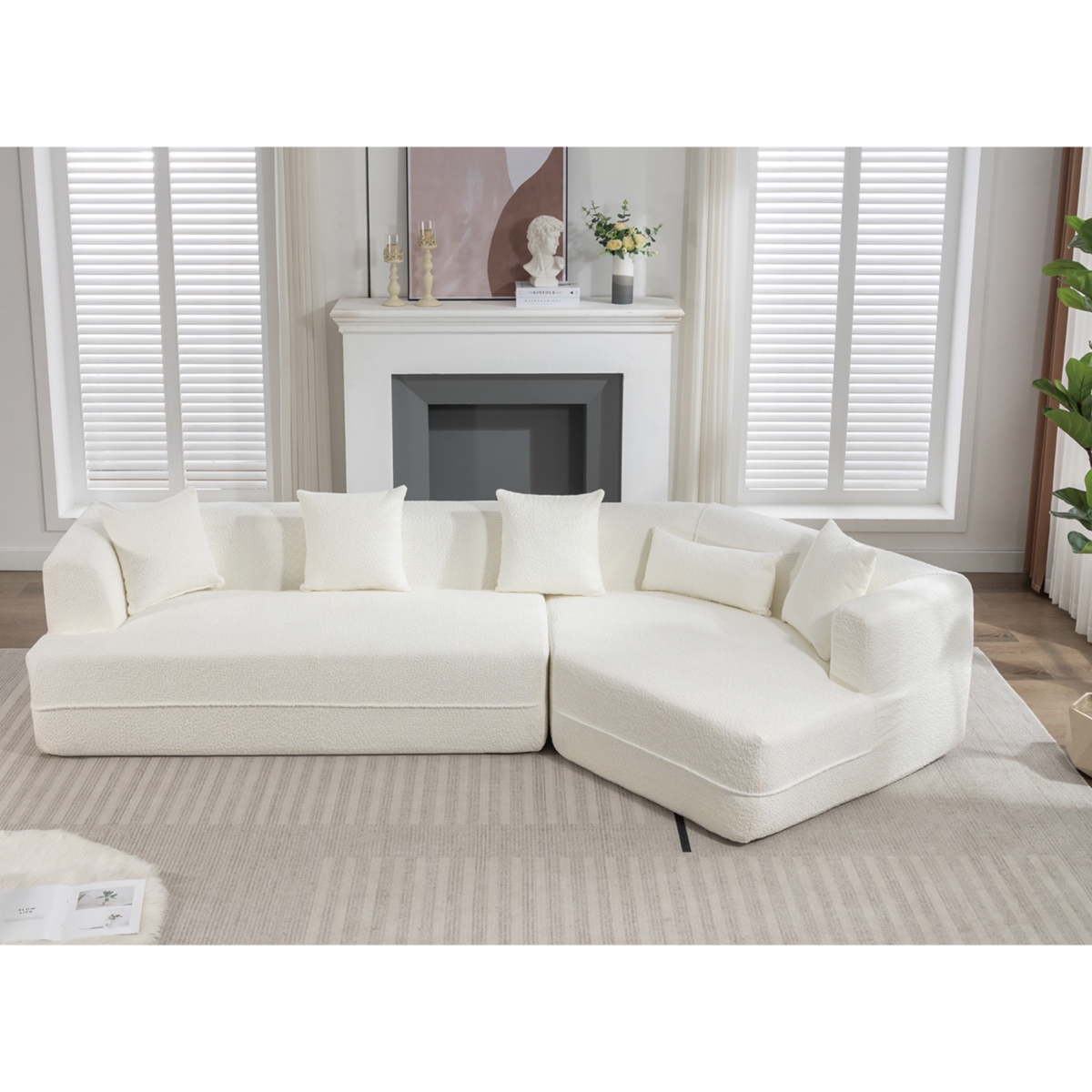 Click here for Streamdale Furniture Modular Sofa Anti-Wrinkle Fab... prices