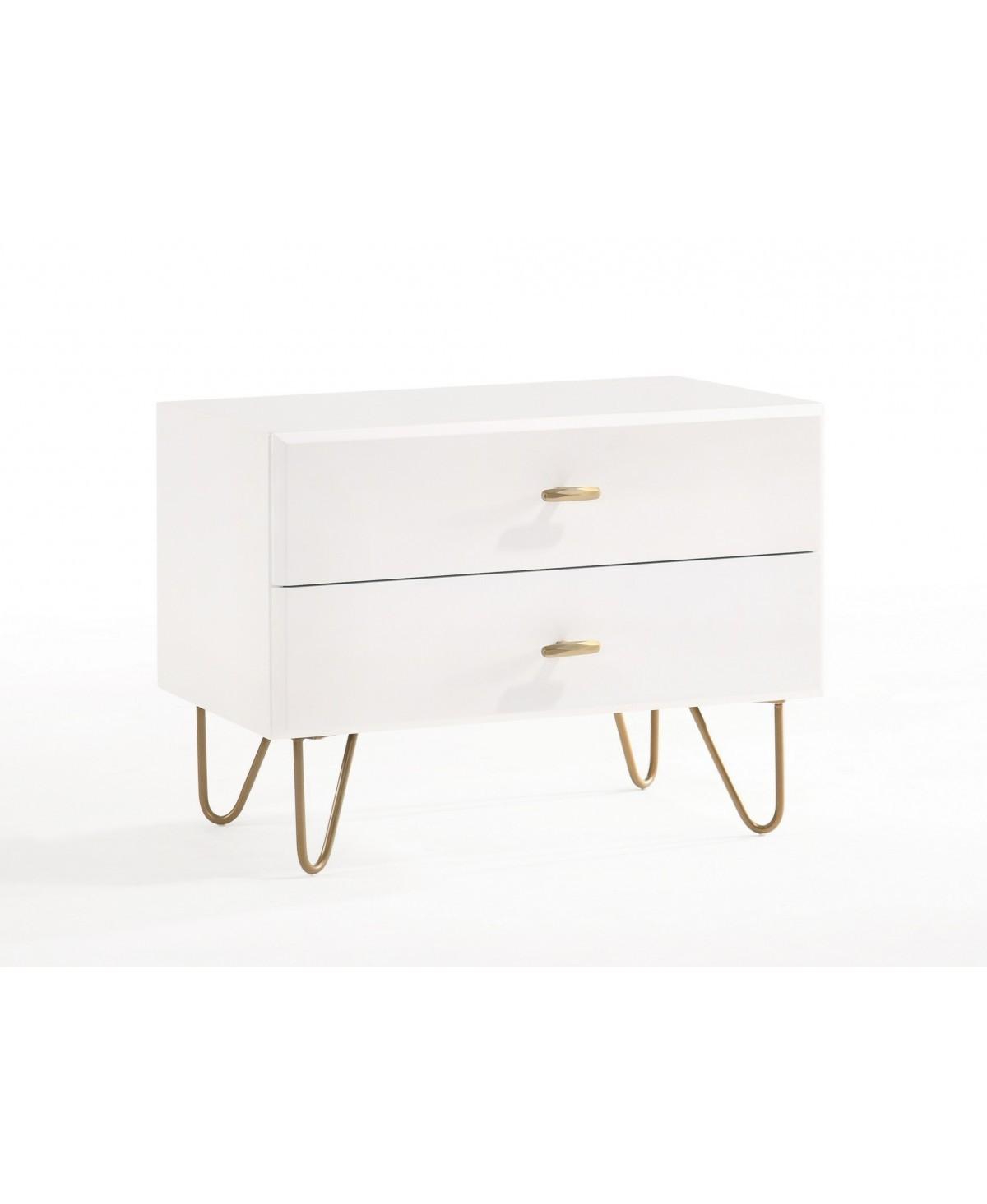 Click here for Contemporary Nightstand with Two Drawers for Bedro... prices
