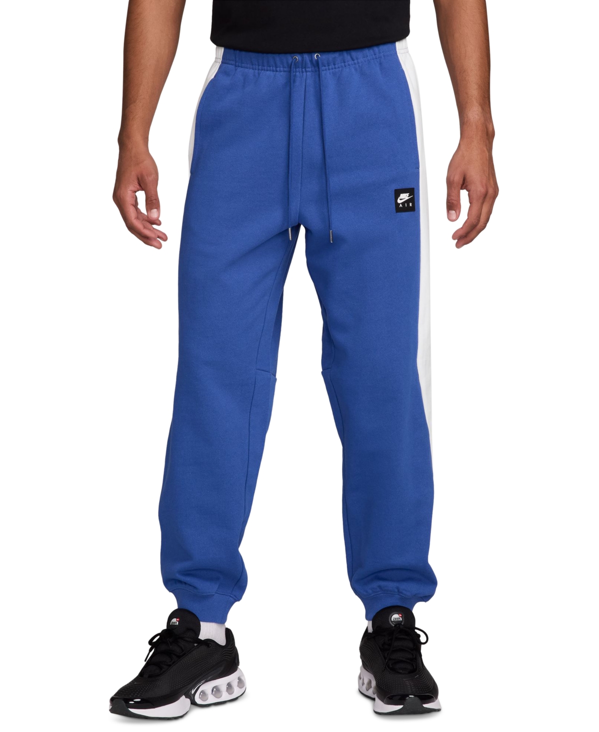Click here for Nike Mens Air Fleece Joggers - Game Royal/White/Bl... prices