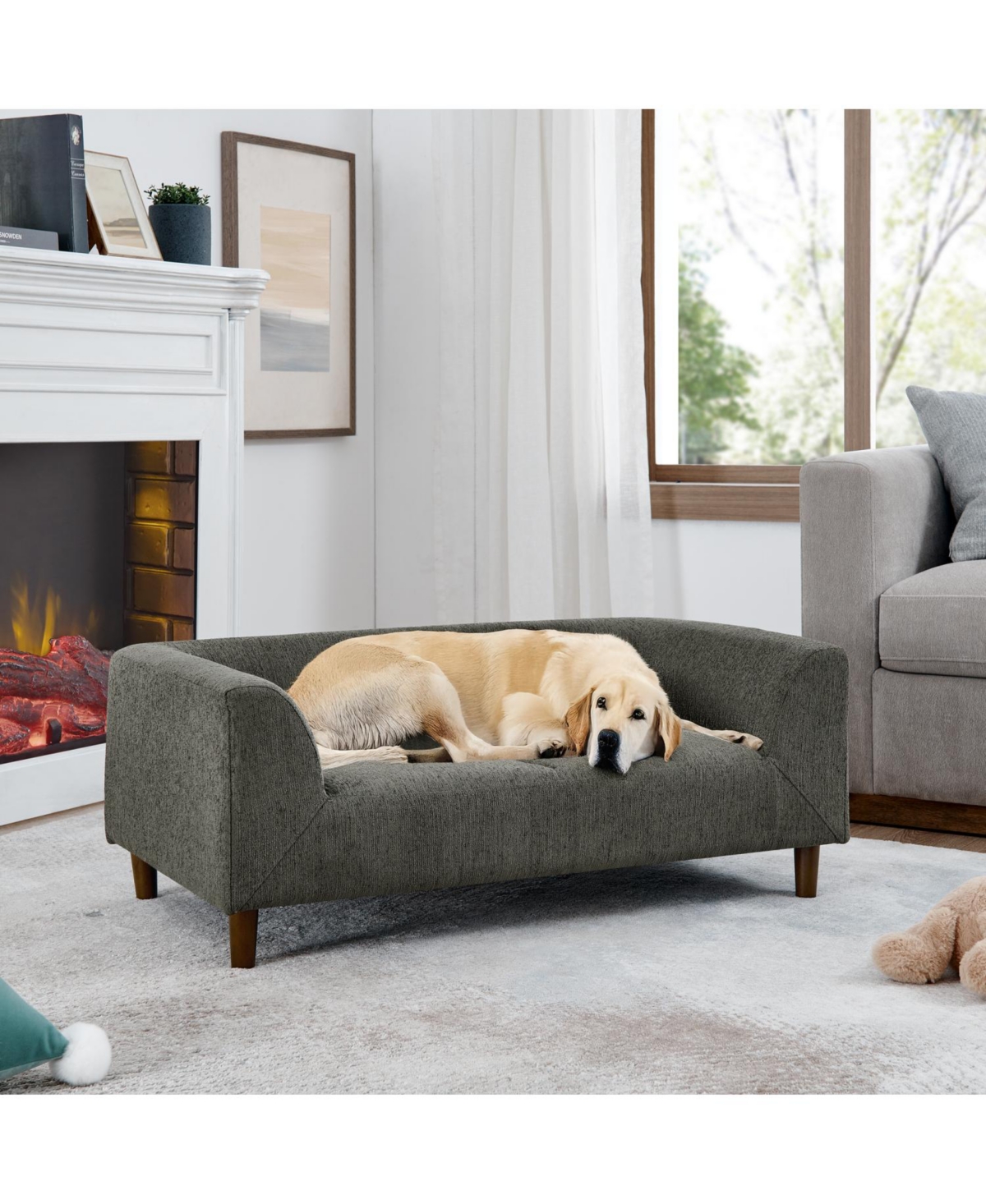 Click here for Streamdale Modern Pet Sofa with Armrests for Mediu... prices