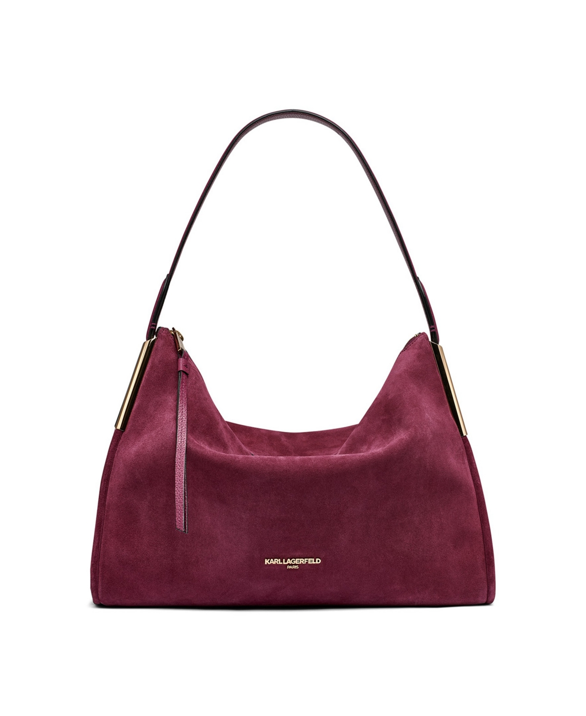 Click here for Karl Lagerfeld Paris Valerie Suede Hobo - Wine prices