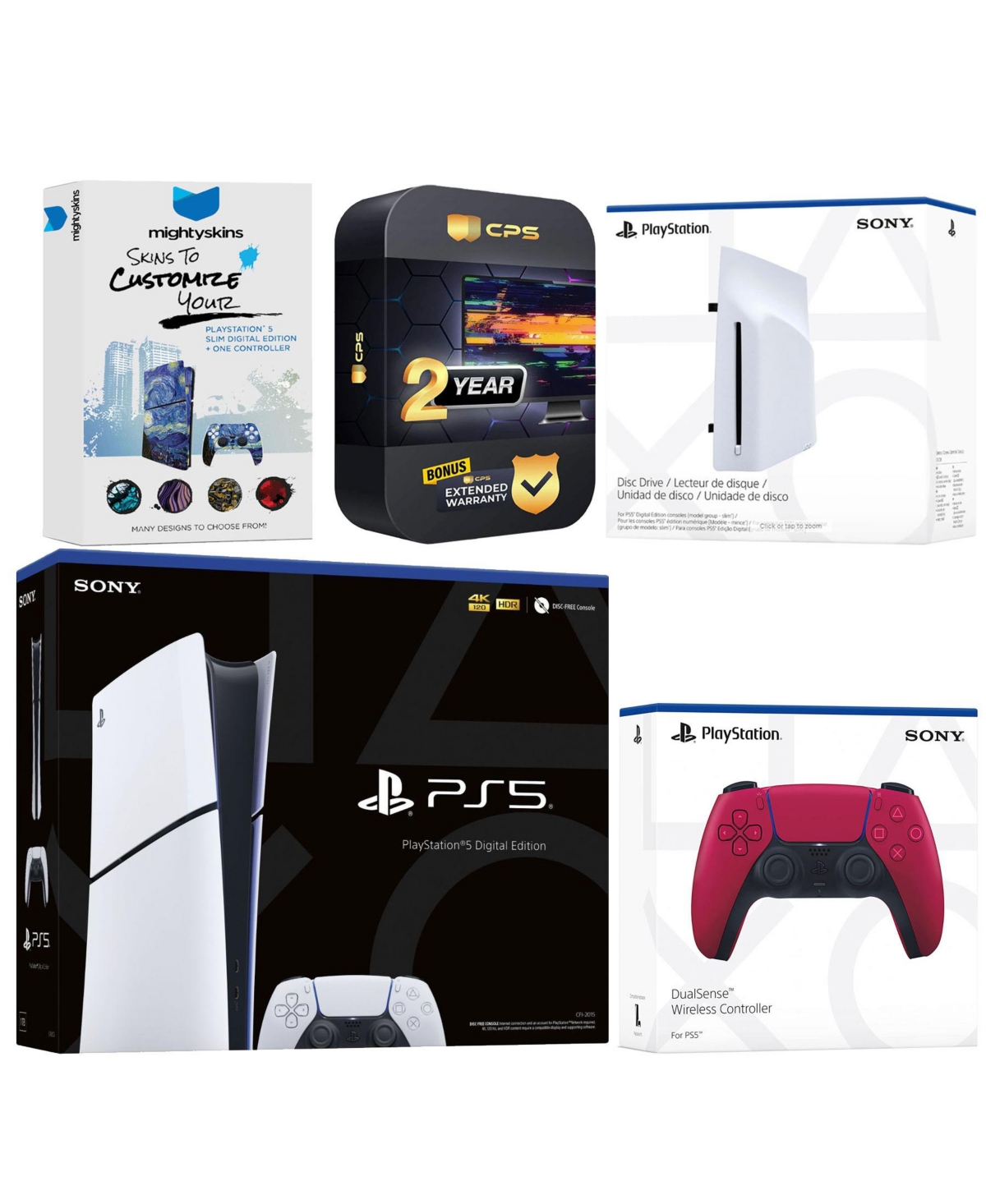 Click here for Sony PlayStation 5 Slim Digital Bundle with Disc D... prices