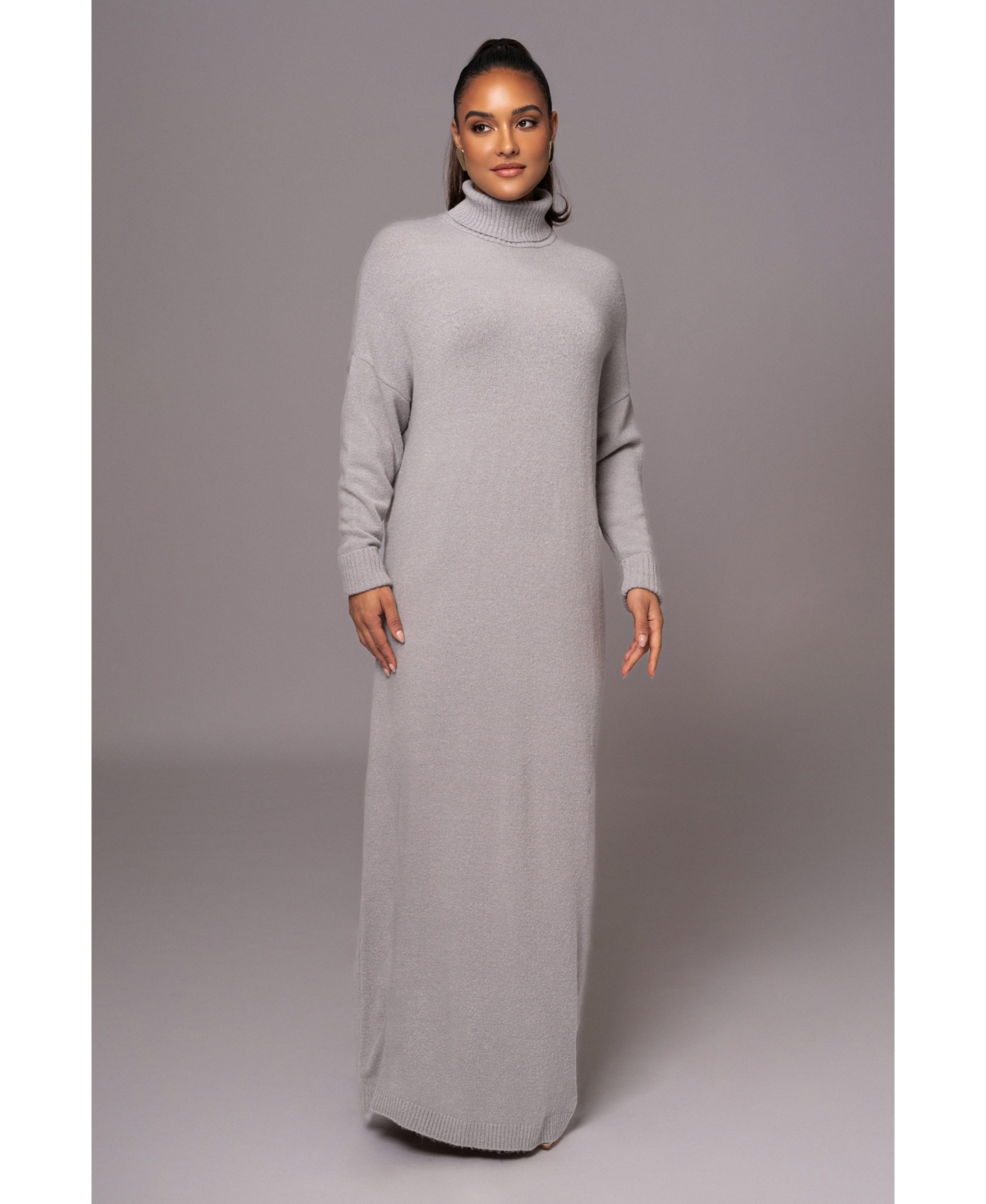 Click here for Jluxlabel Womens Hartley Knit Maxi Dress - Grey prices