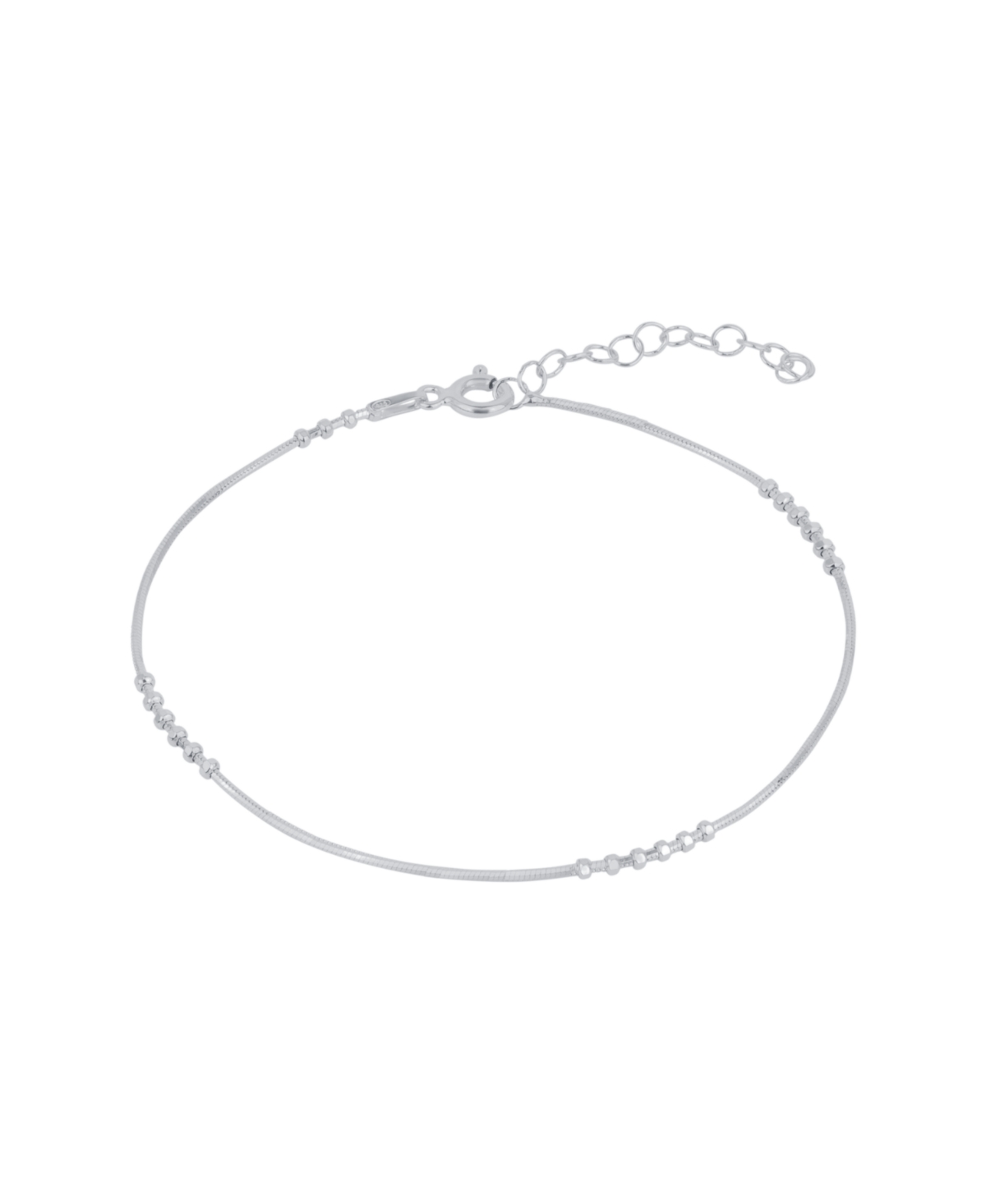 Click here for Spero London Six Beads Sterling Silver Bracelet -... prices