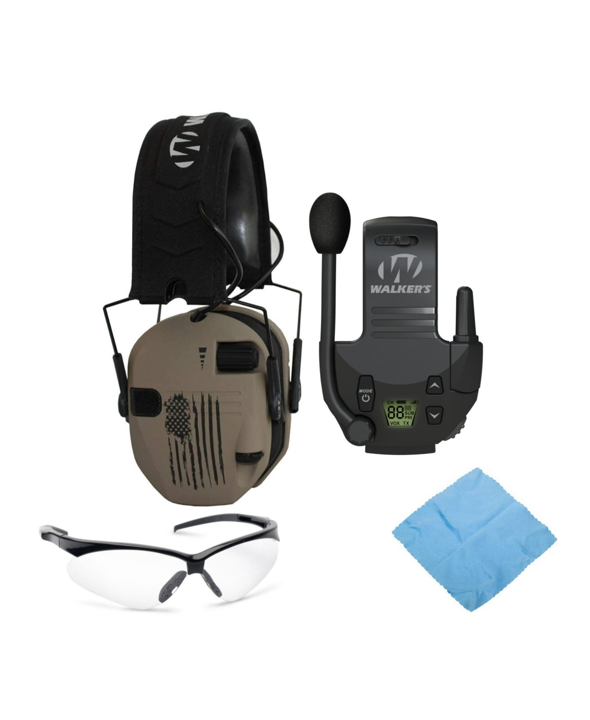 Click here for Walkers Razor Slim Electronic Muff (Us Flag-fde) B... prices